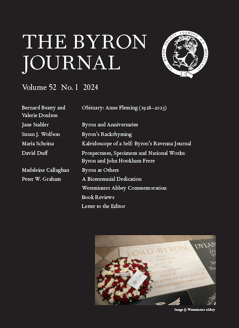 JOURNAL - the byron society